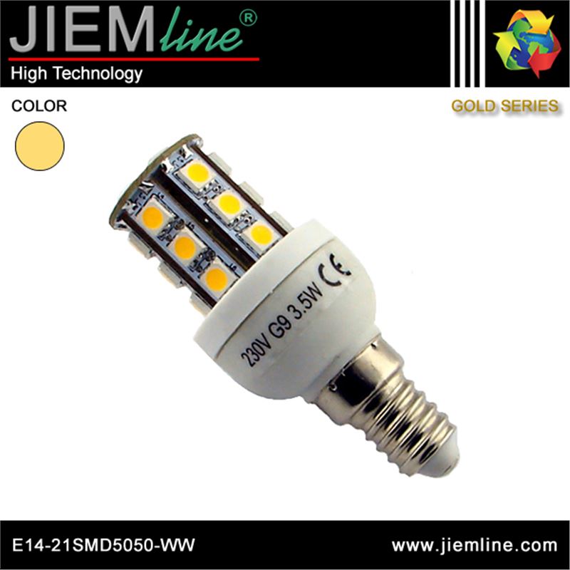 LÁMPARA LED E14 BLANCO CÁLIDO 4W